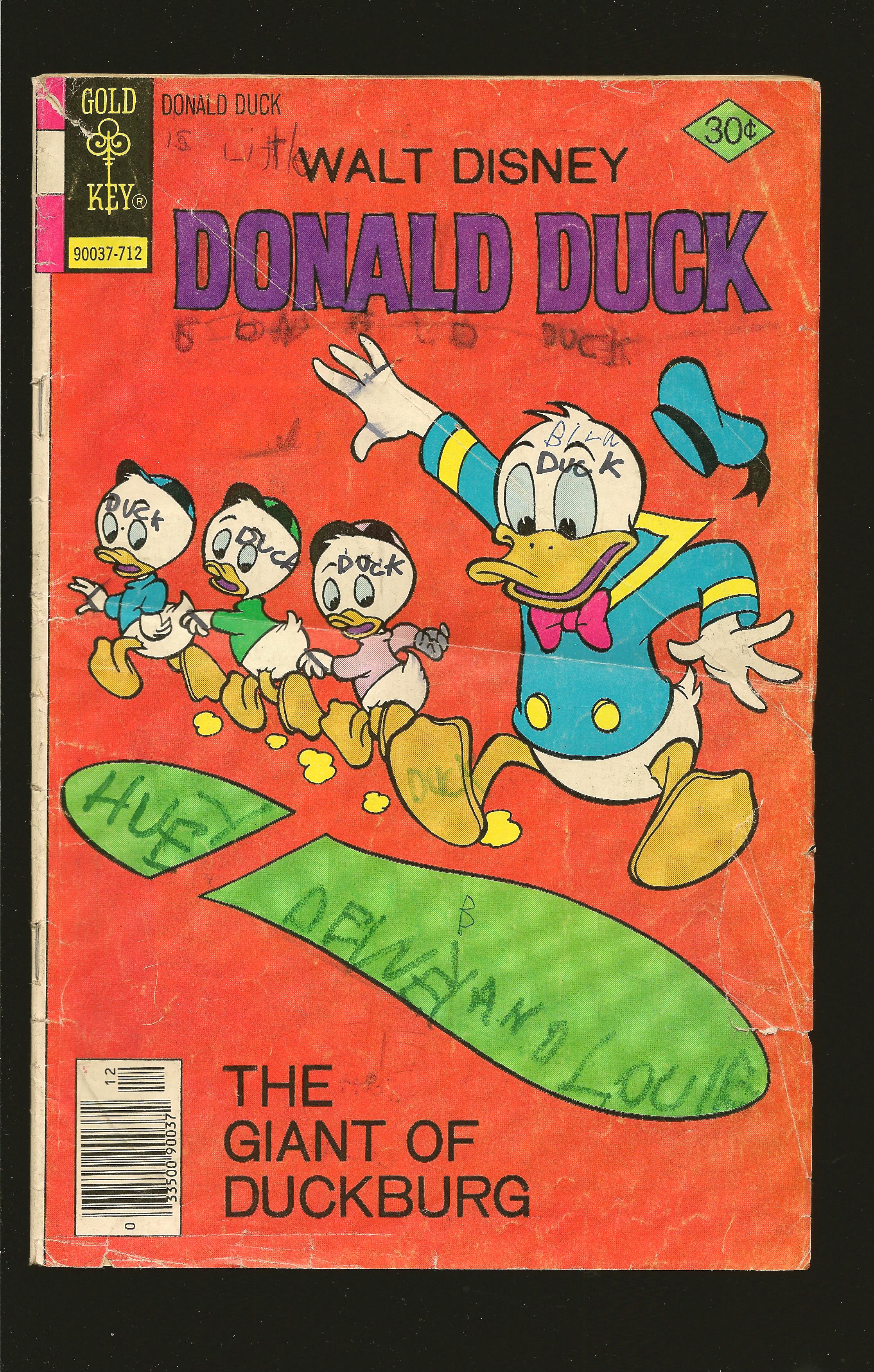 Gold Key Comics Walt Disney Donald Duck No 190 December 1977 see ...