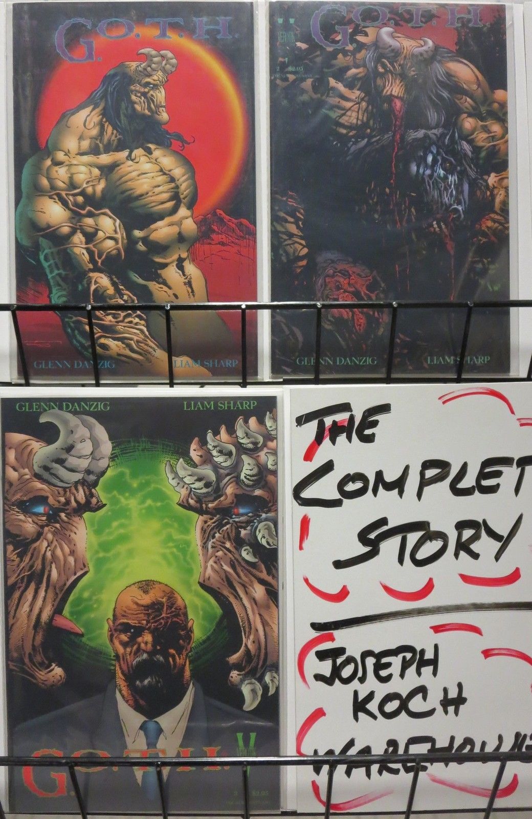 GOTH 1-3 Glenn Danzig's 'Frankenstein' complete story | Full Runs ...