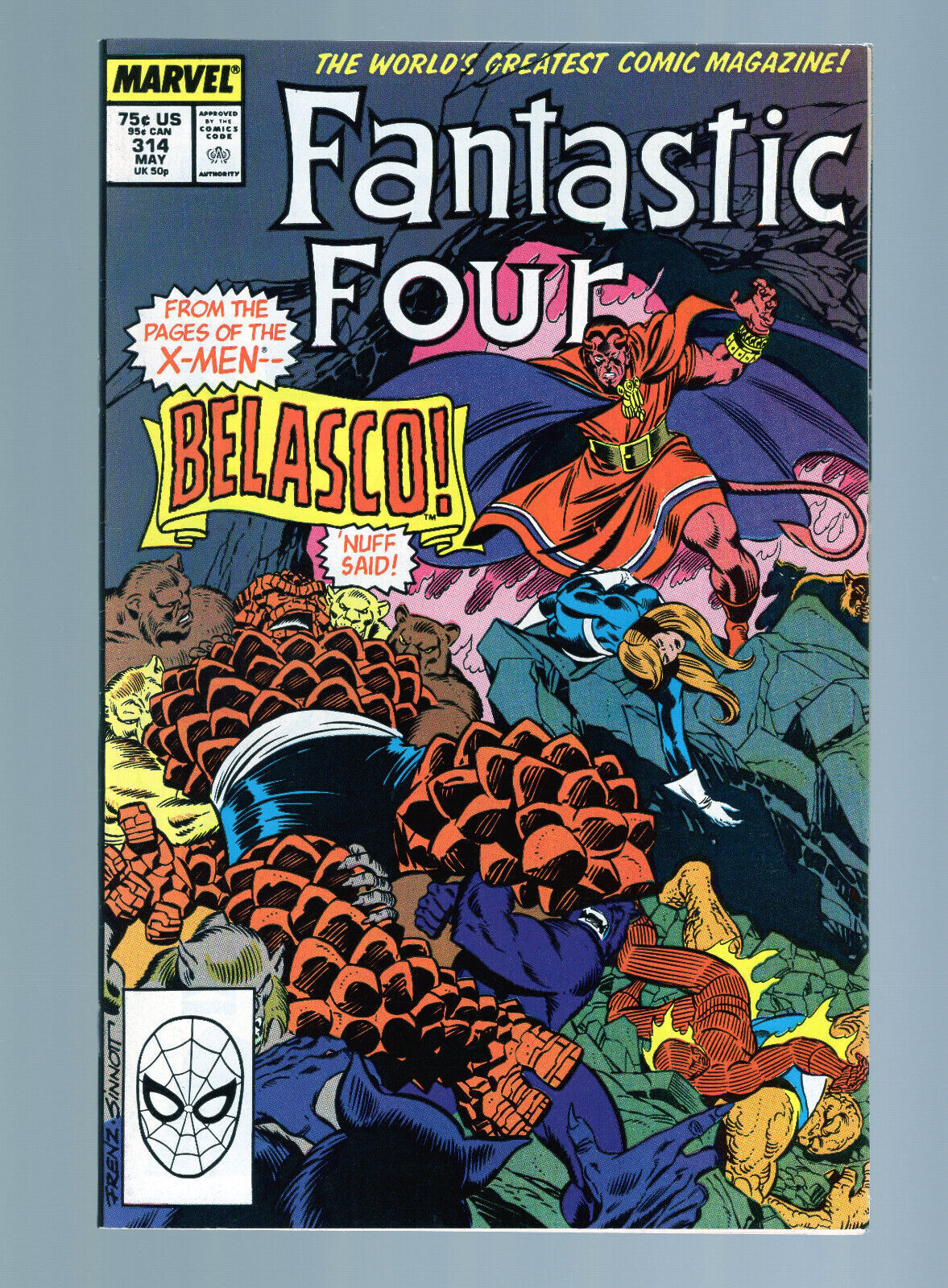 Fantastic Four #314 - Ron Frenz, Joe Sinnott Cover Art. (9.2) 1988 ...