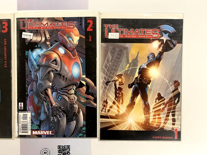 3 The Ultimates Marvel Comic Books # 1 2 3 Avengers Defenders Spiderman ...