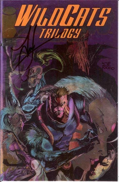 Wildcats Trilogy (1993 Image) 1 (W/ Cert) Vf-Nm Signed Comics Book ...