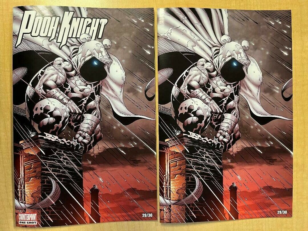 Do You Pooh Moon Knight #2 David Finch Homage Trade Dress & Virgin Sean ...
