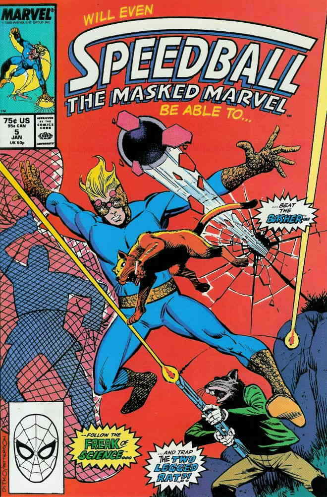 Speedball #5 VG; Marvel | low grade comic - save on shipping - details ...