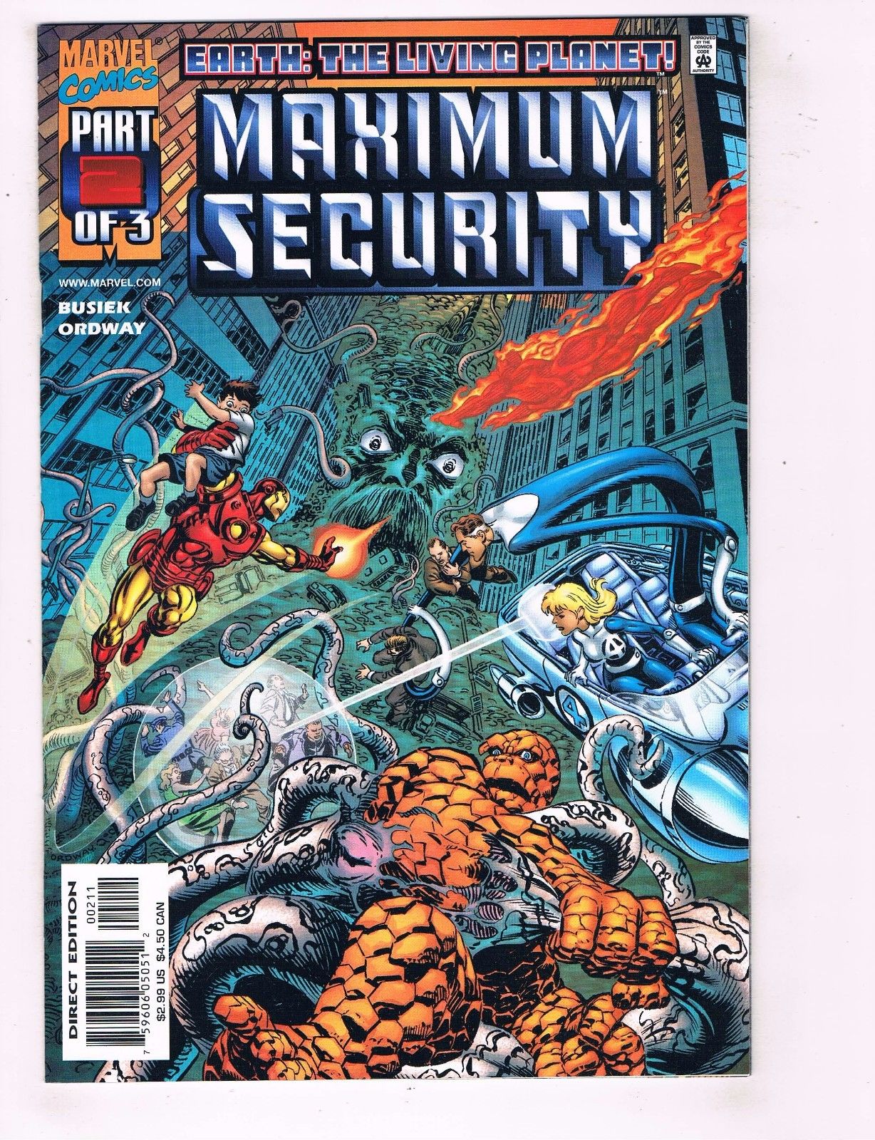 4 Maximum Security Marvel Comic Books # 1 2 3 + Dangerous Planet ...
