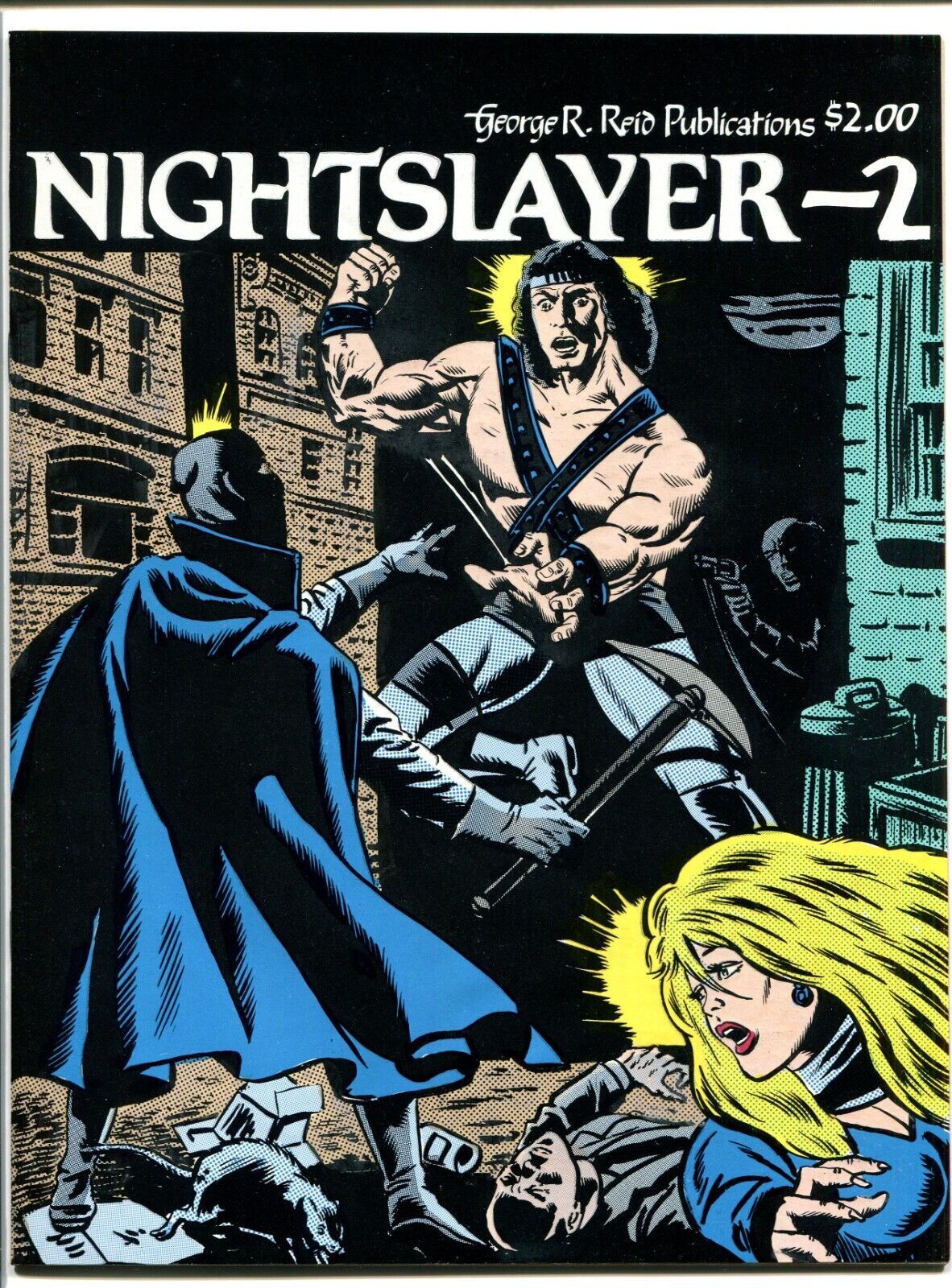 NIGHTSLAYER Magazine #1-2 1983 (9.0/7.5) 2PC LOT Rare Vintage / George ...