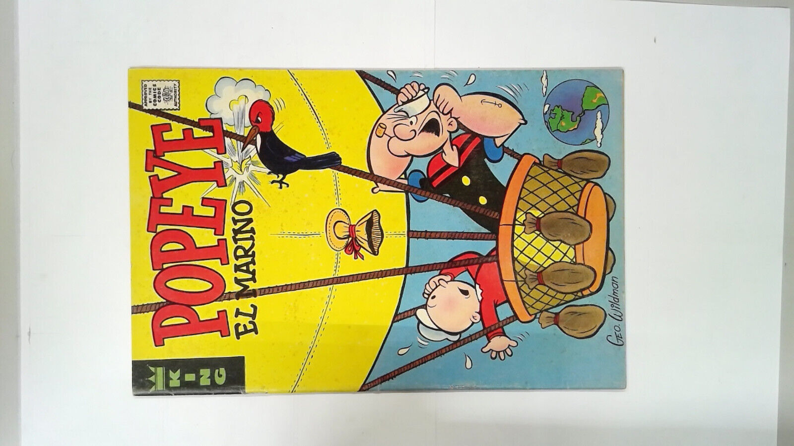 Popeye the Sailor El Marino English/Spanish 1974 King comic book George ...