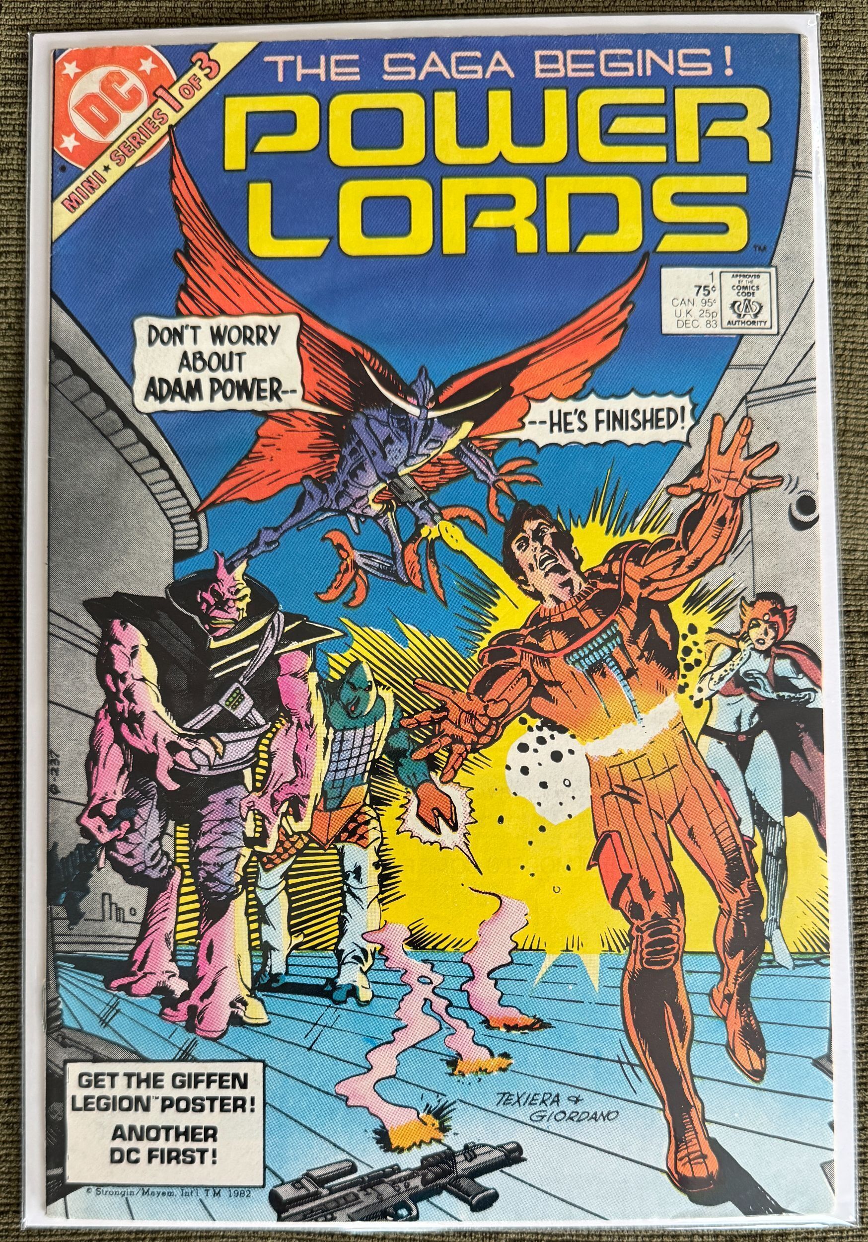 DC Power Lords SET #1, #2, #3 Direct Edition (1984) Complete Set ...