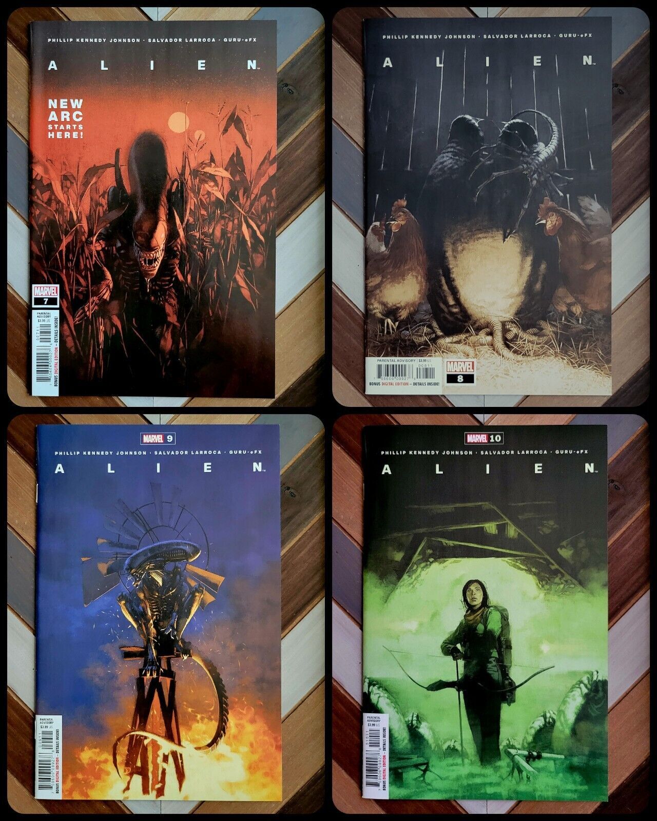 ALIENS #7-10 NM Set of 4 (Marvel 2021) 1st app New Breed of XENOMORPH ...