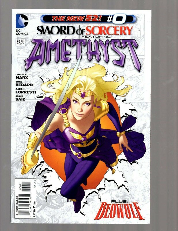 9 Comics Superboy 0 Booster Gold 1 2 Vampire 6 7 8 Thunder 1 Amethyst 0 ...