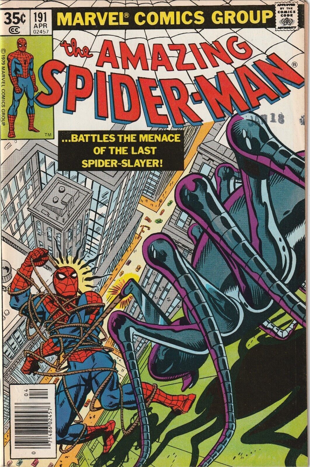 The Amazing Spider-Man # 191 VF Marvel 1979 Spider Slayer Appearance ...