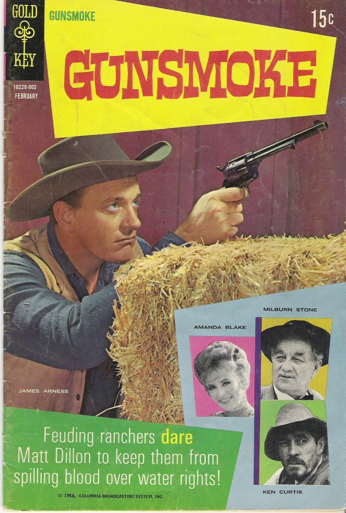 Gunsmoke #1 (1969) VG 4.0 James Arness photo cover | Comic Books ...