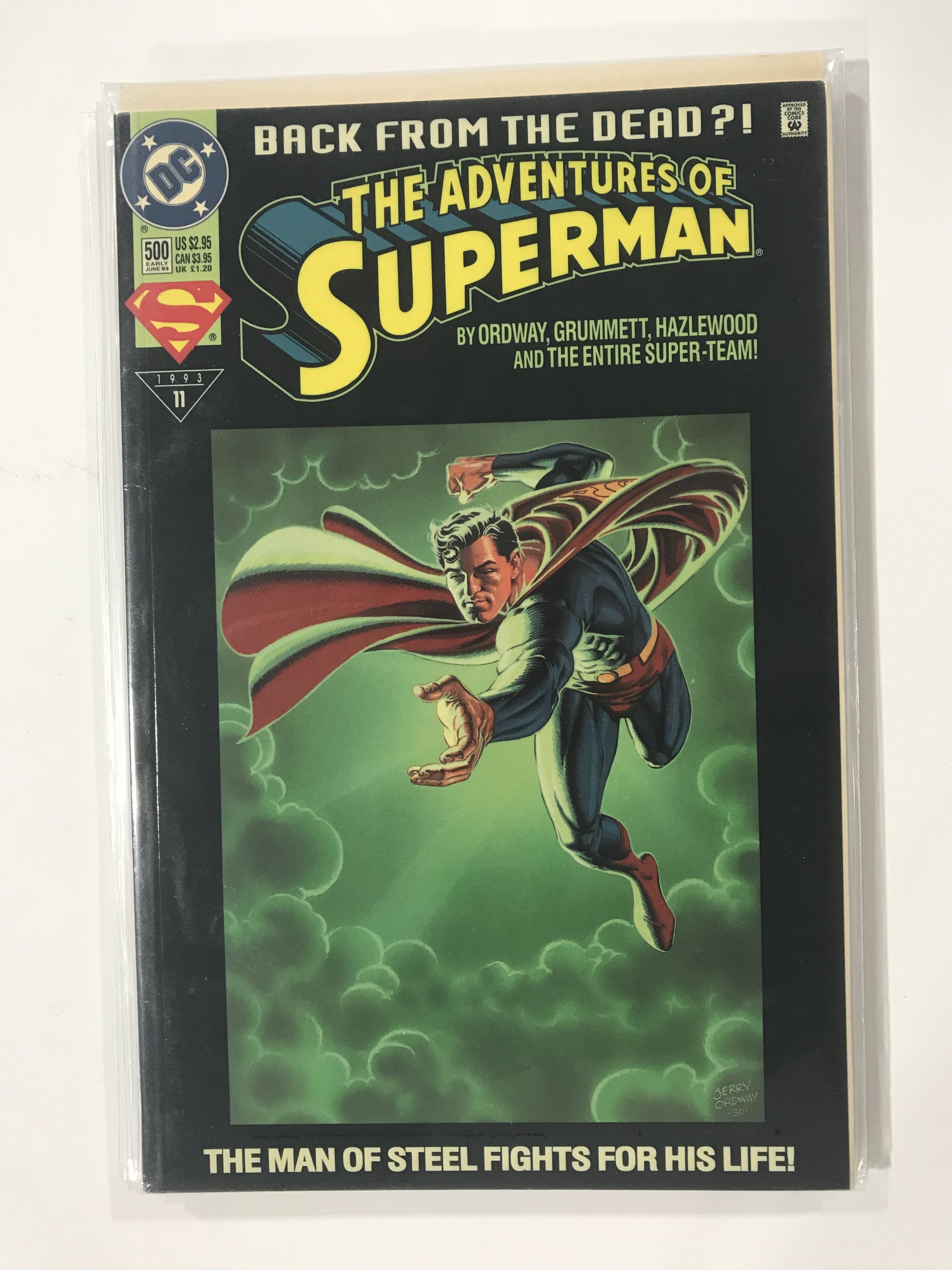 Adventures of Superman #500 Collector's Edition Variant Cover (1993 ...