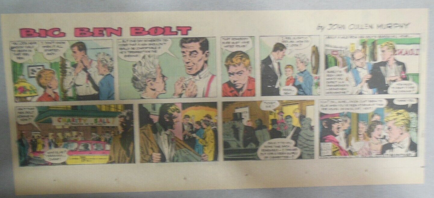 (16) "Big Ben Bolt" Sundays by John Collen Murphy from 1965 Size 7.5 x ...