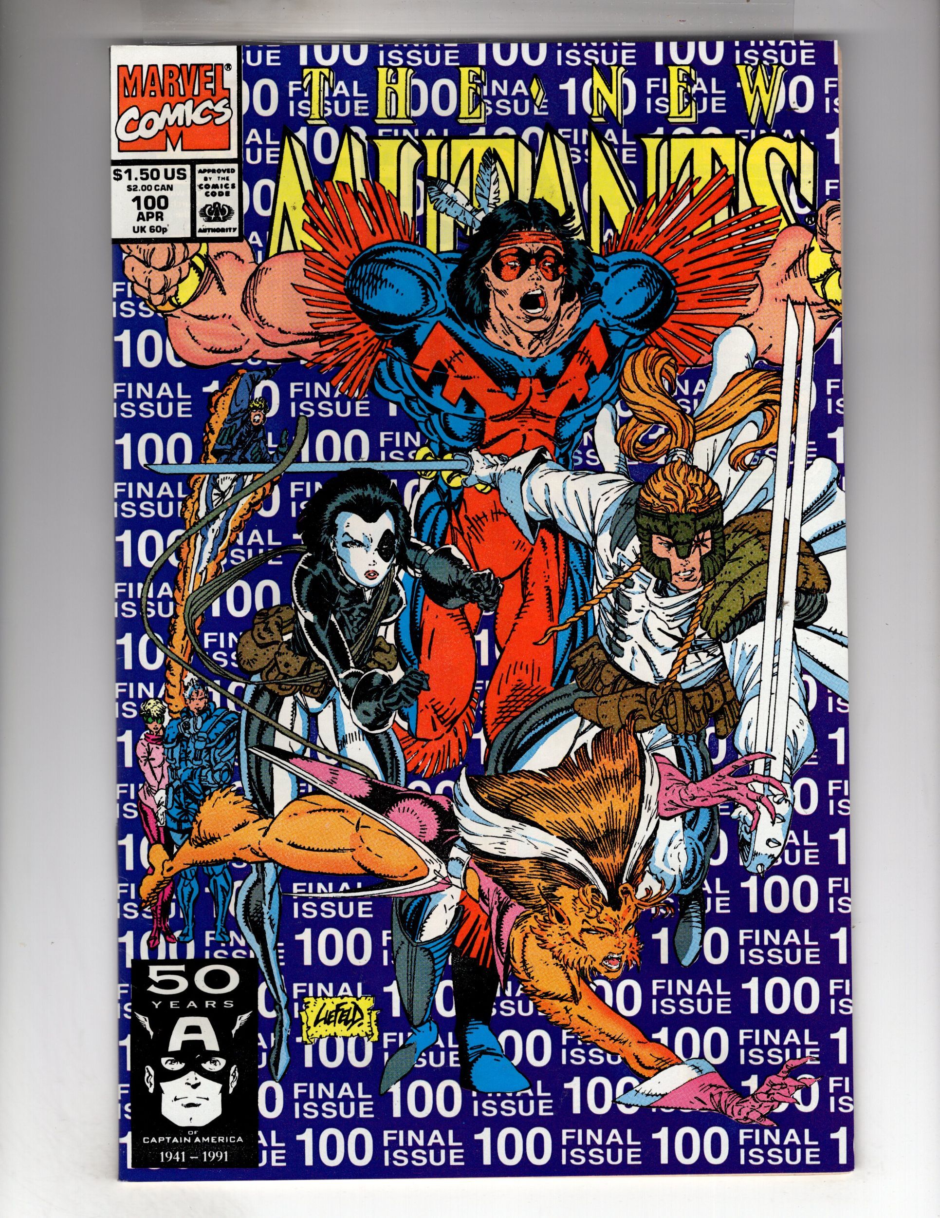 The New Mutants #100 (1991) / EBI#3 | Comic Books - Copper Age, Marvel ...