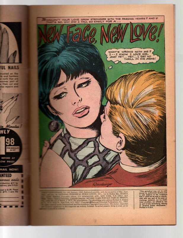 Girls' Love Stories #140 - Romance - DC Comics - 1968 - FN/VF | Comic ...