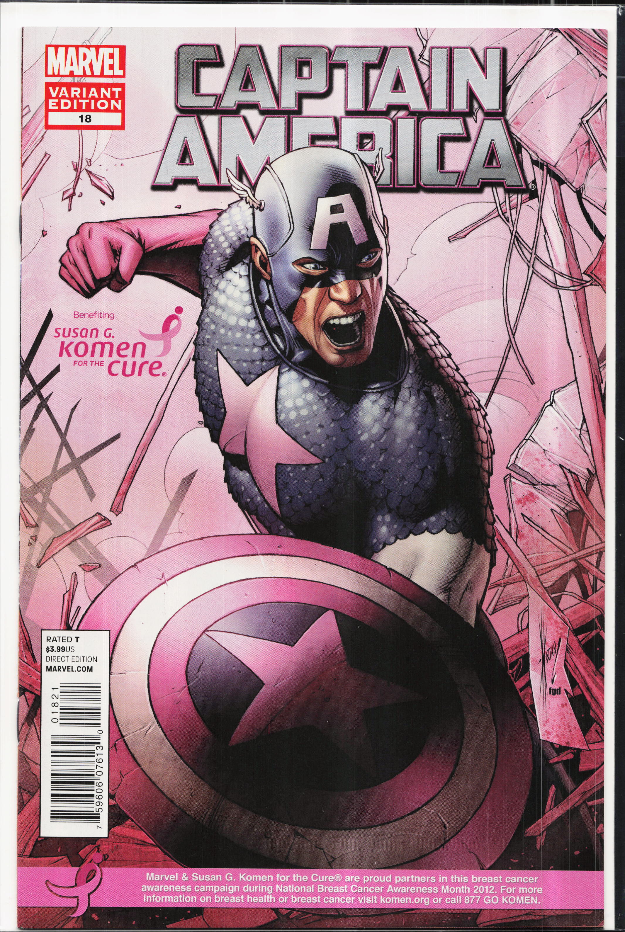 Captain America #18 Variant Cover (2012) Captain America | Comic Books ...