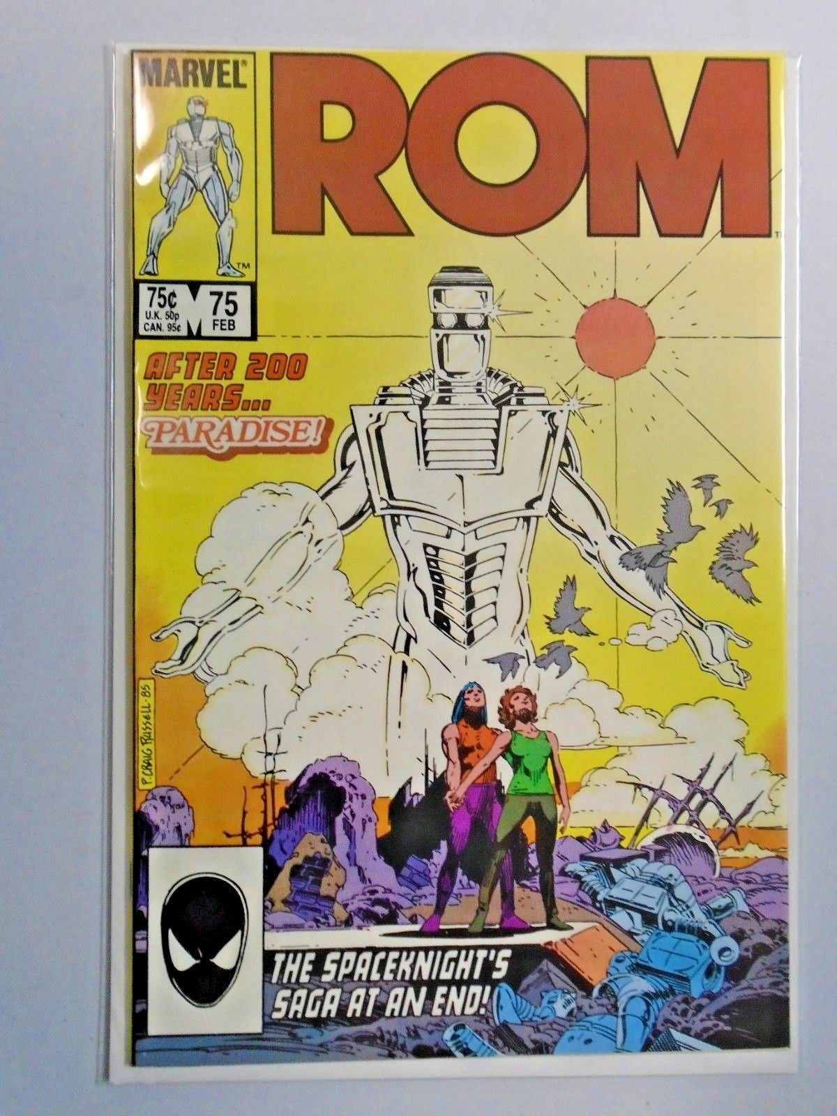 Rom #75 - Direct - last issue - see pics - 7.5 - 1986 | Comic Books ...