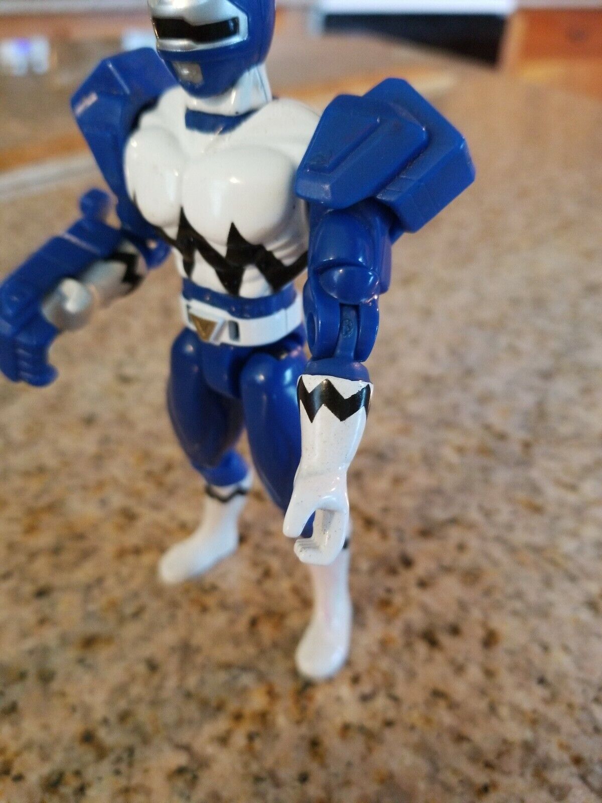 MMPR Power Ranger Blue Ranger 5.5in Action Figure 1999 Bandai Used ...