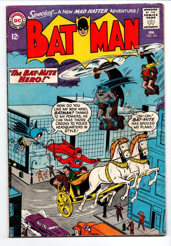 Batman #161 - Bat-Mite - Mad Hatter - 1964 - (-VG) | Comic Books ...