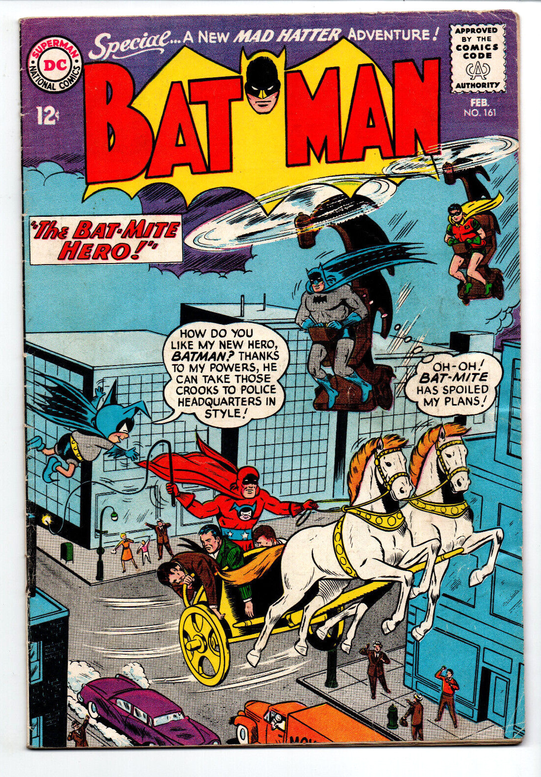 Batman #161 - Bat-Mite - Mad Hatter - 1964 - (-VG) | Comic Books ...