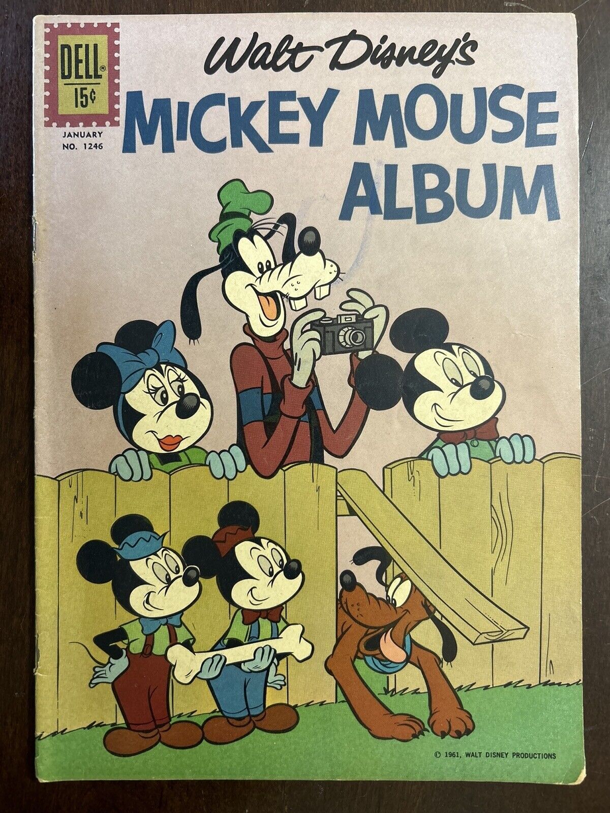 Four Color #1246 Walt Disney's Mickey Mouse Album VG 4.0 Dell 1961 ...