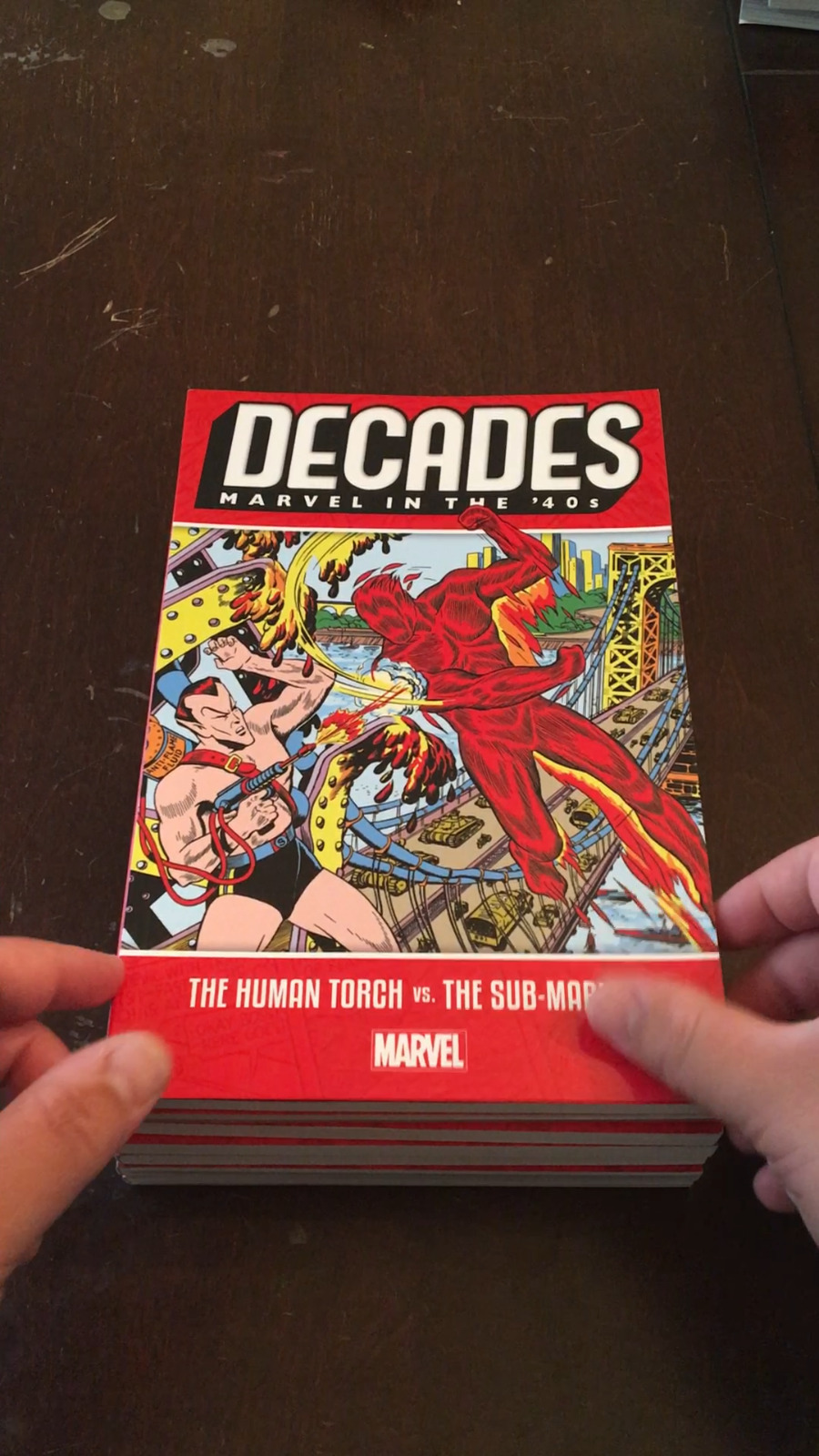 Decades Marvel in the... Lot of 7 TPBs Near Complete 40s 50s 60s 70s ...