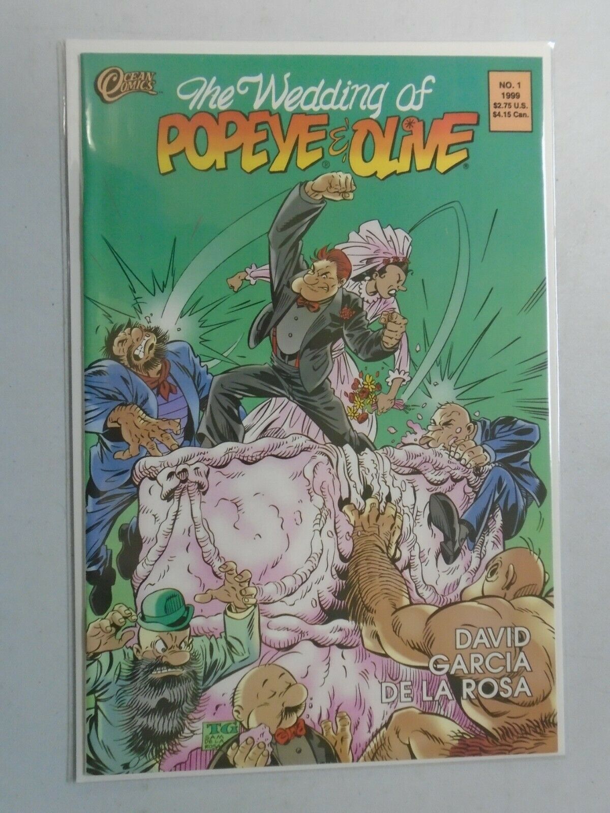 Wedding of Popeye and Olive Oyl #1 8.0 VF (1999 Ocean Comics) | Comic ...