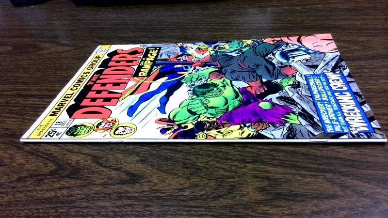 Defenders #18 Dec 1974 Origin & 1st full app. Wrecking Crew She-Hulk ...