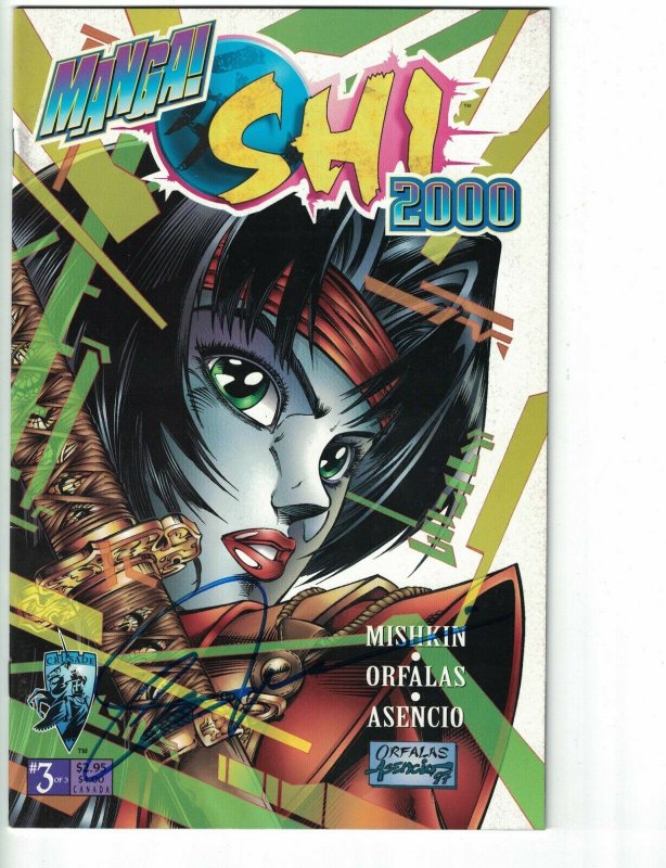 Manga Shi 2000 #3 VF signed by William (Bill) Tucci - Crusade Comics ...