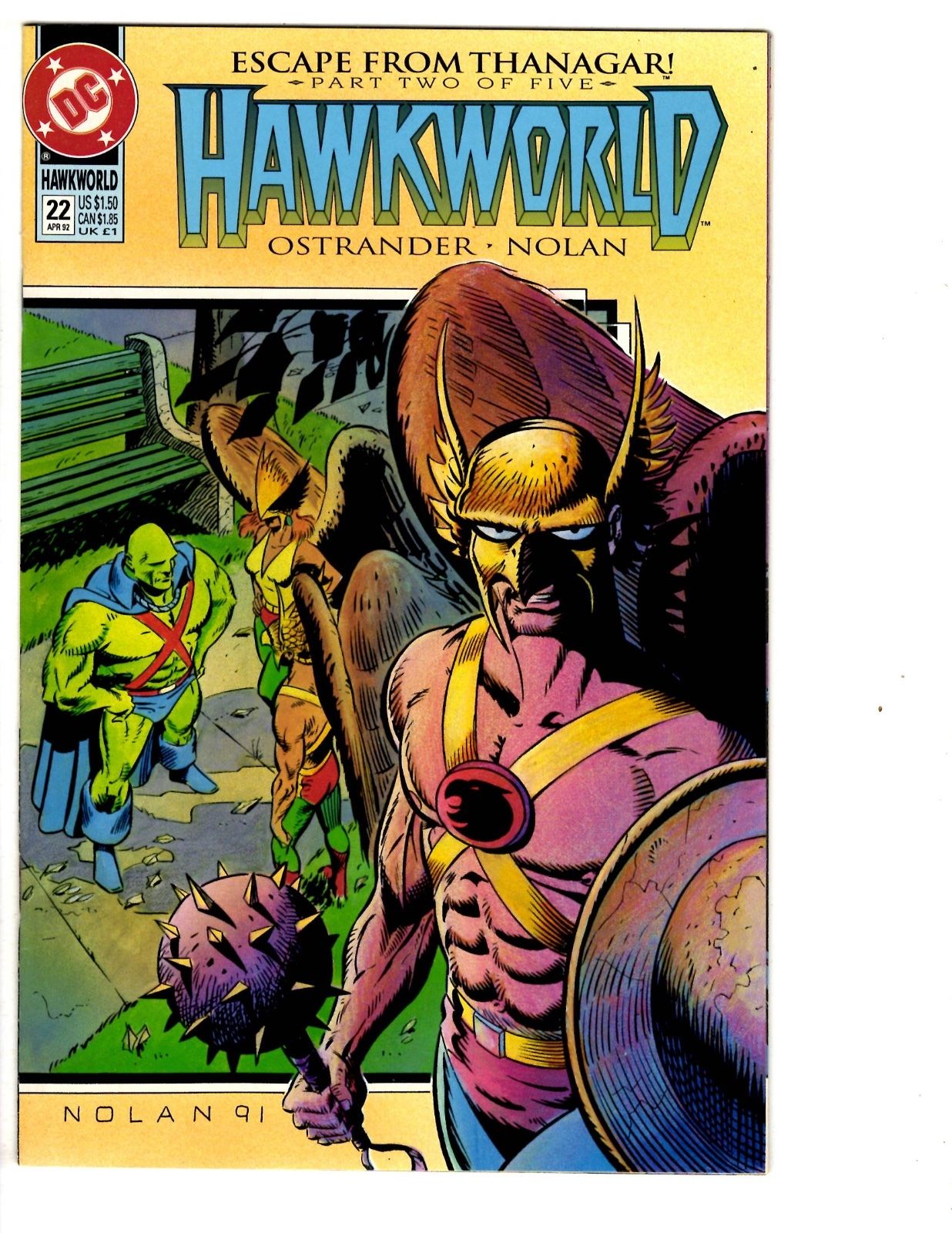 8 Hawkworld DC Comic Books # 1 14 15 16 18 21 22 29 Hawkman Wonder ...