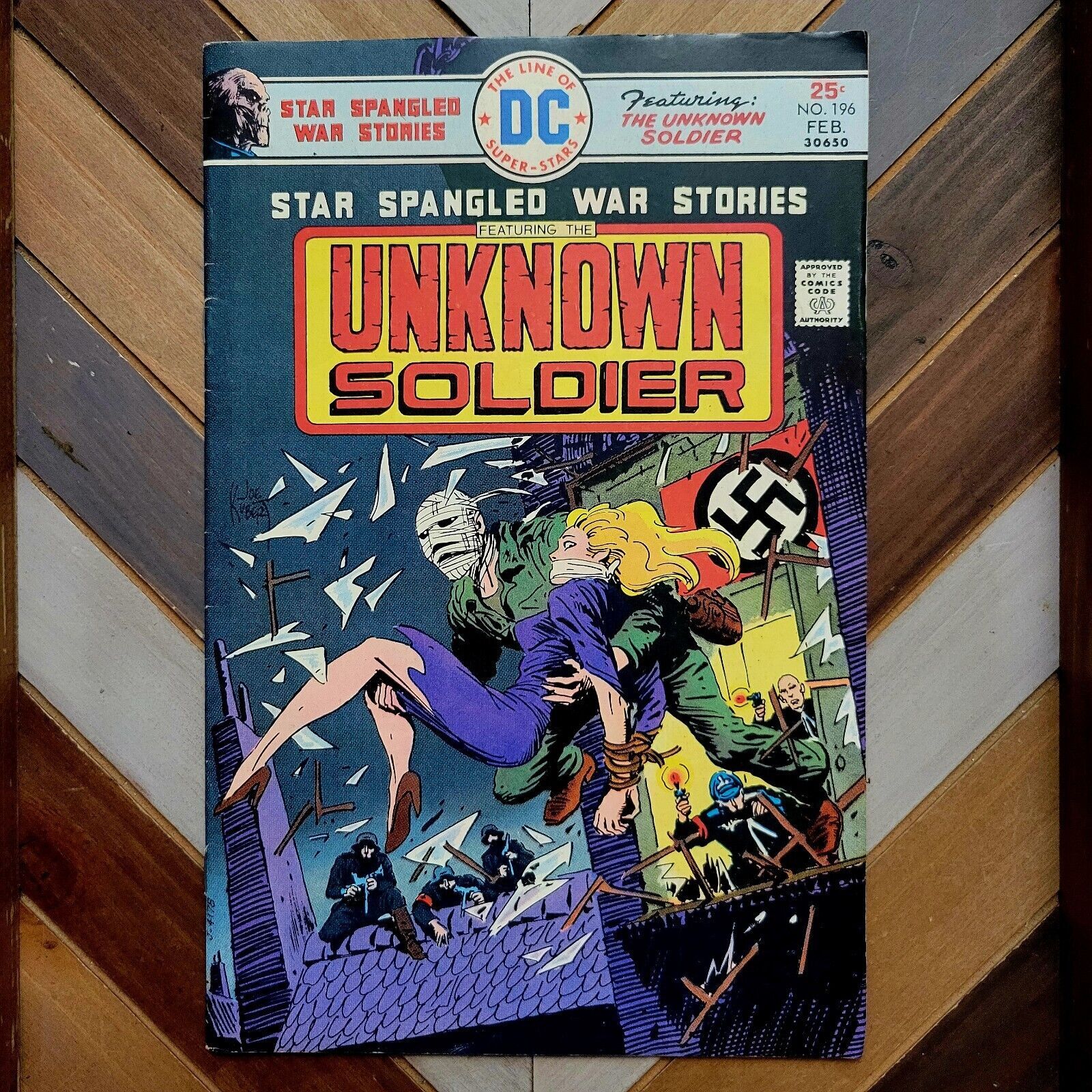Star-Spangled WAR Stories #196 FN (DC 1976) Unknown Soldier Kubert ...