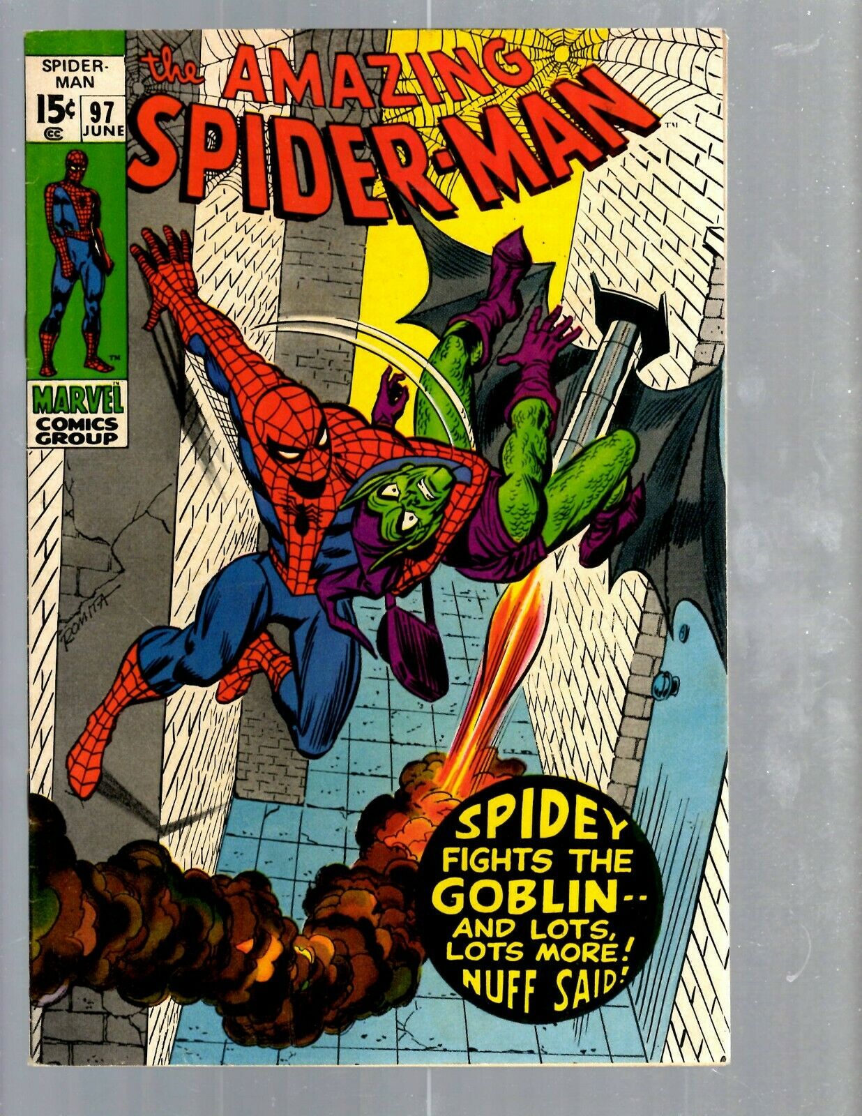 Amazing Spider-Man # 97 VF/NM Marvel Comic Book MJ Vulture Goblin ...