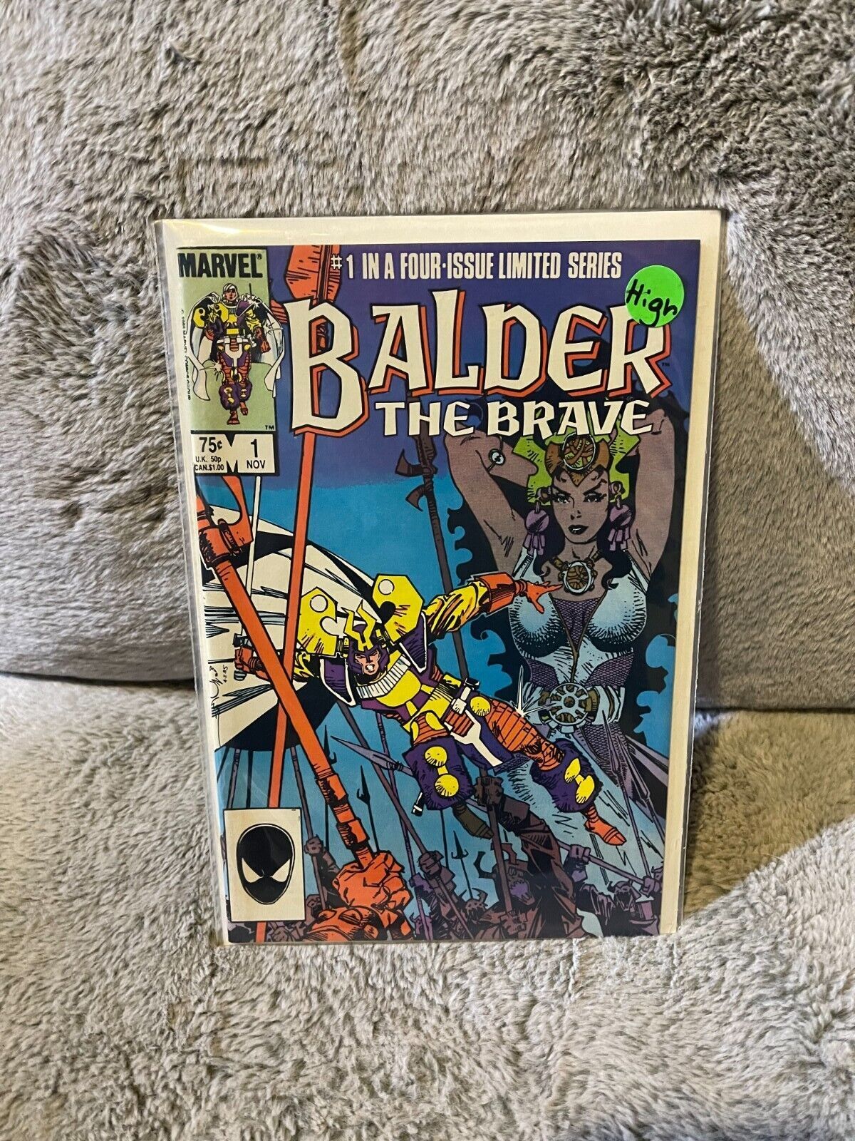 Balder The Brave Comic 1 Copper Age First Print 1985 Limited Series Marvel | Comic Books ...