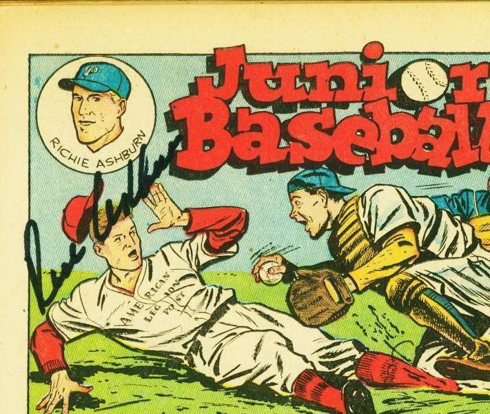 MEL Allen Sports #5 1949-Standard-1St Issue-Richie Ashburn Autograph-Fn ...