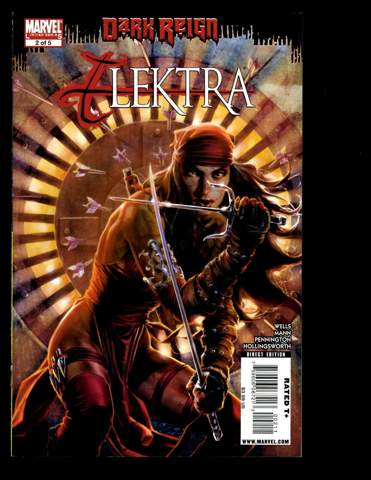 Lot Of 10 Marvel Comics Dark Reign The Hood # 1 2 3 4 5 Elektra # 1 2 3 ...