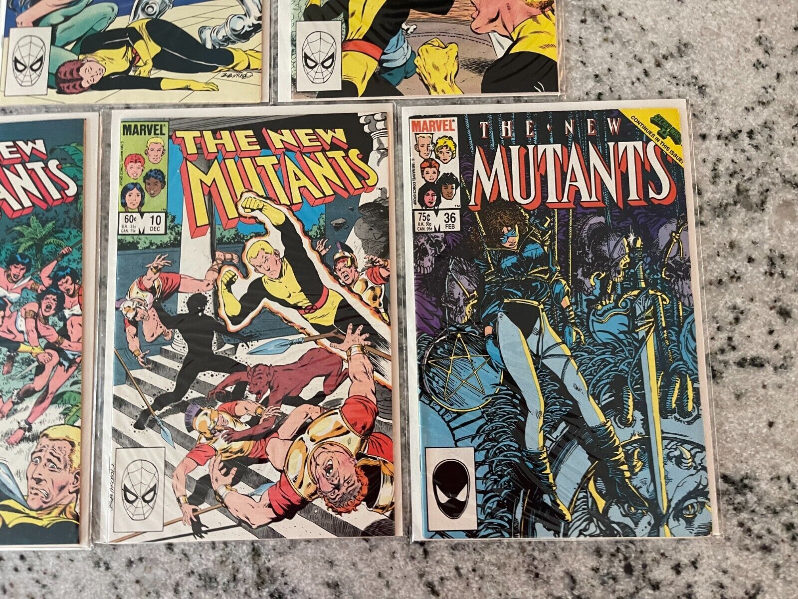 6 The New Mutants Marvel Comic Books # 6 7 8 9 10 36 NM X-Men Wolverine ...