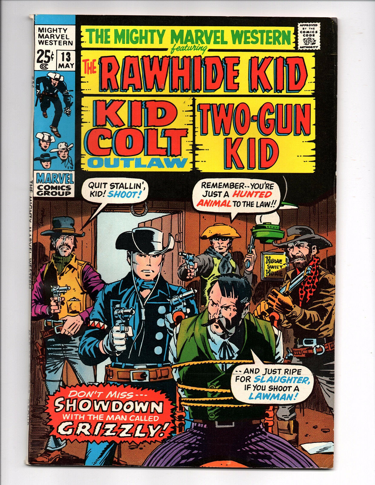 The Mighty Marvel Western #13 (May 1971, Marvel) - Fine/Very Fine ...