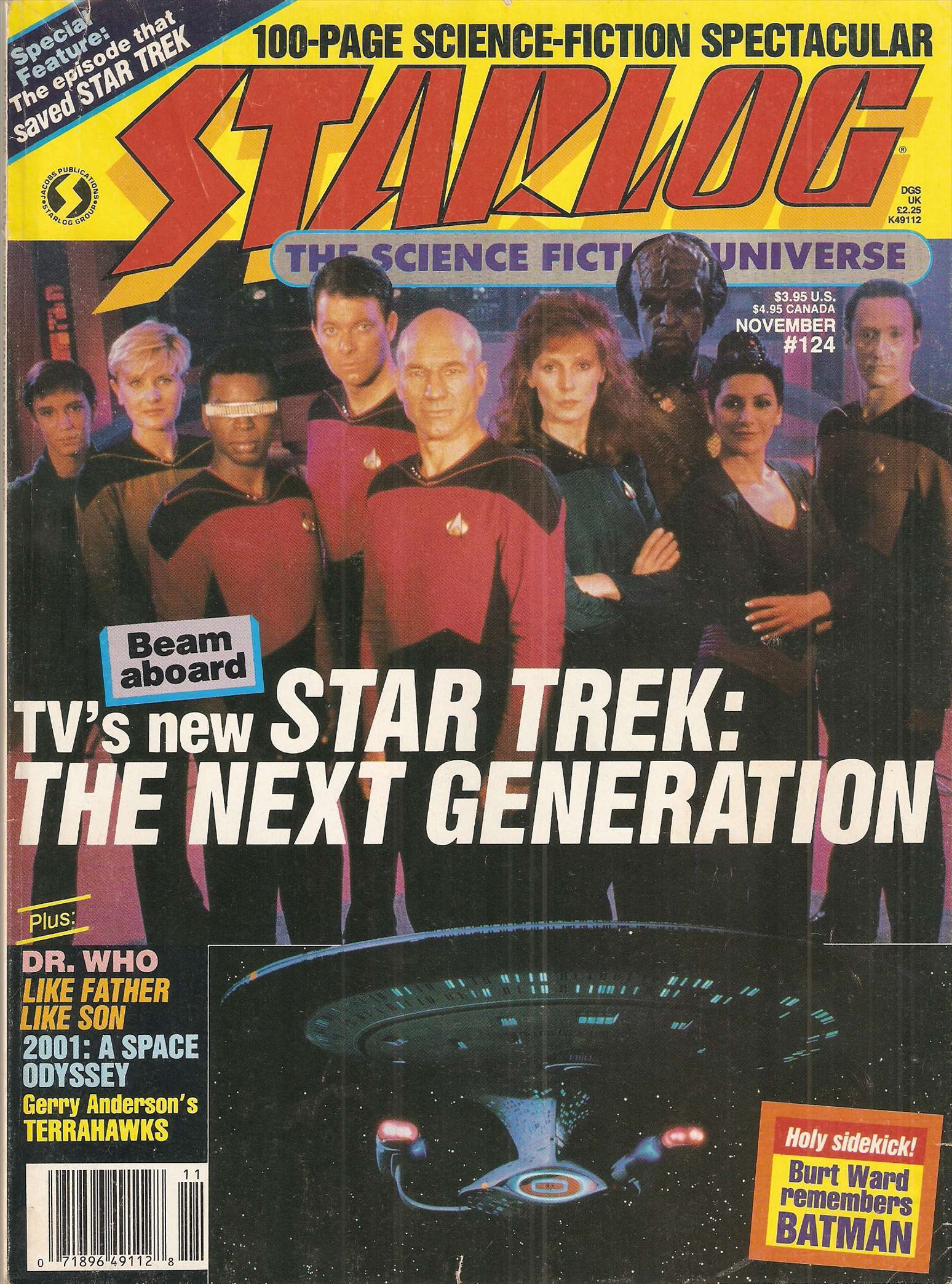 Starlog #124 (Newsstand) VG ; Starlog | low grade comic Magazine Star ...