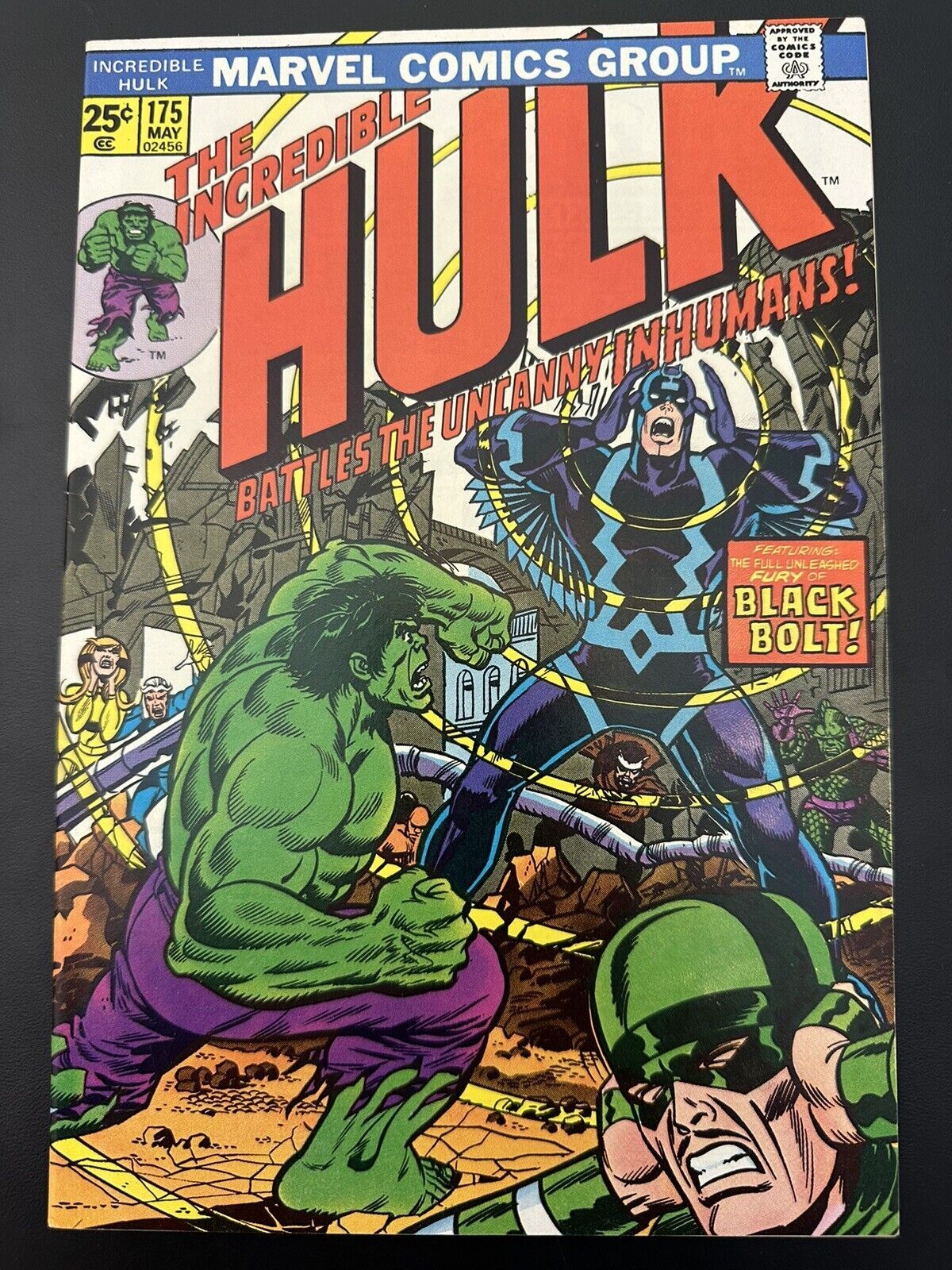 The Incredible Hulk #175 VF+ First 25-cent cover price issue (Marvel ...