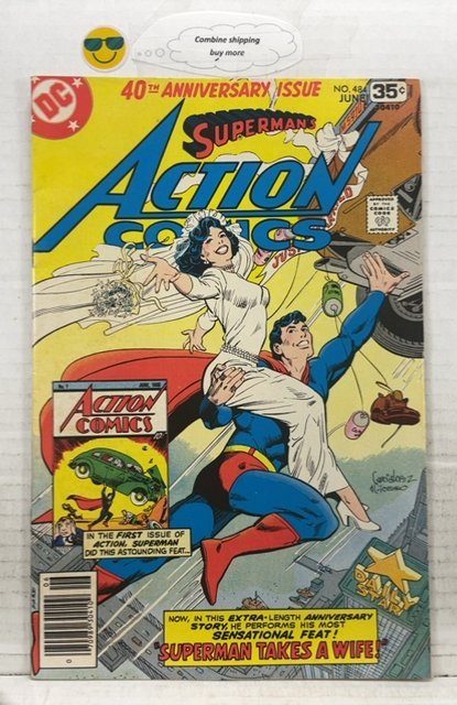 Action Comics #484 (1978) key wedding in Lois Lane Superman | Comic ...