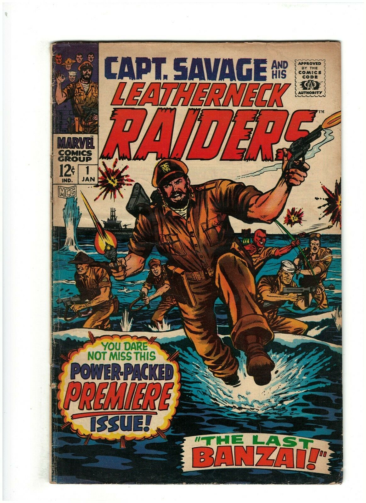 Capt. Savage and His Leatherneck Raiders #1 GD/VG 3.0 Marvel Comics ...