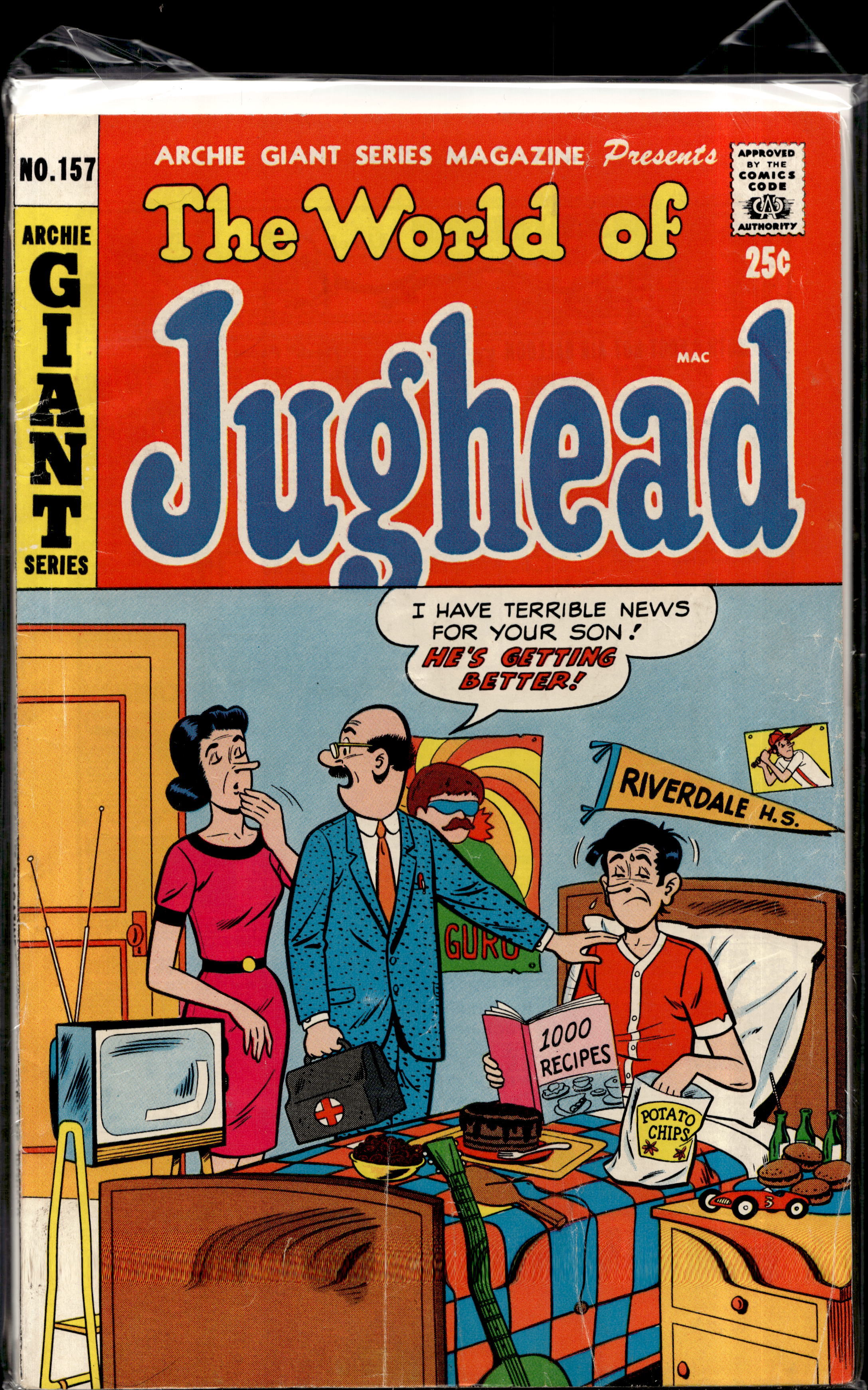 Archie Giant Series Magazine #157 (1968) Jughead | Comic Books - Silver ...