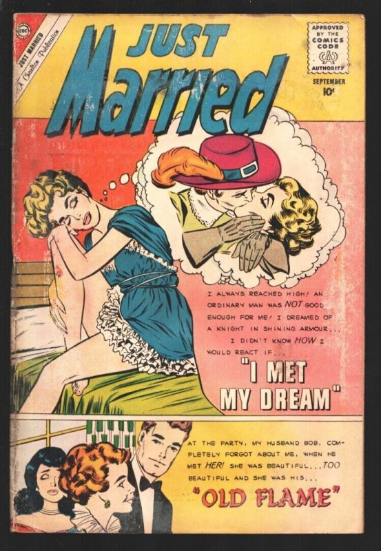 Just Married #15 1960-Charlton-Lingerie cover-"Old Flame"-10¢ cover price-G | Comic Books ...