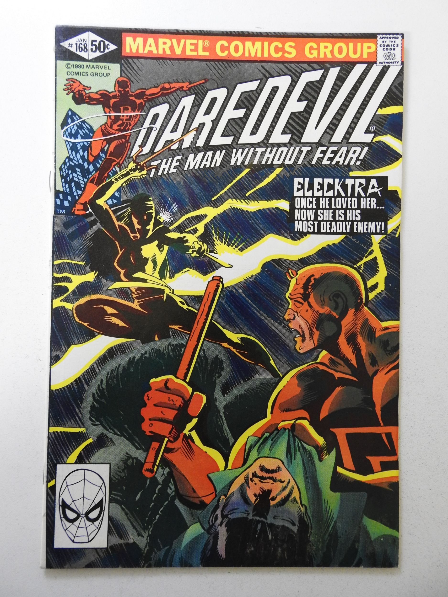 Daredevil #168 (1981) VG/FN Condition! 1st Appearance of Elektra ...