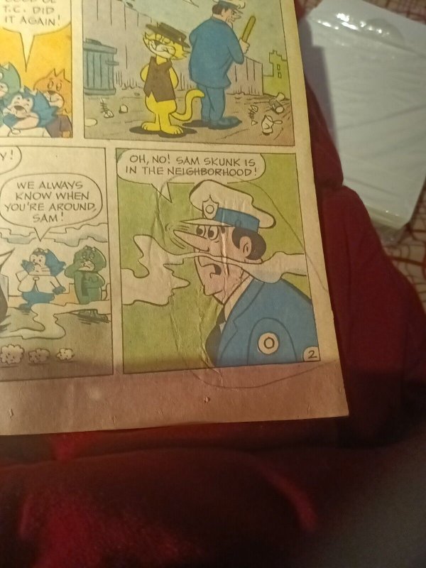 Top Cat #2 Jan CDC Charlton Comics 1971 Bronze Age Cartoon Furry Girl ...