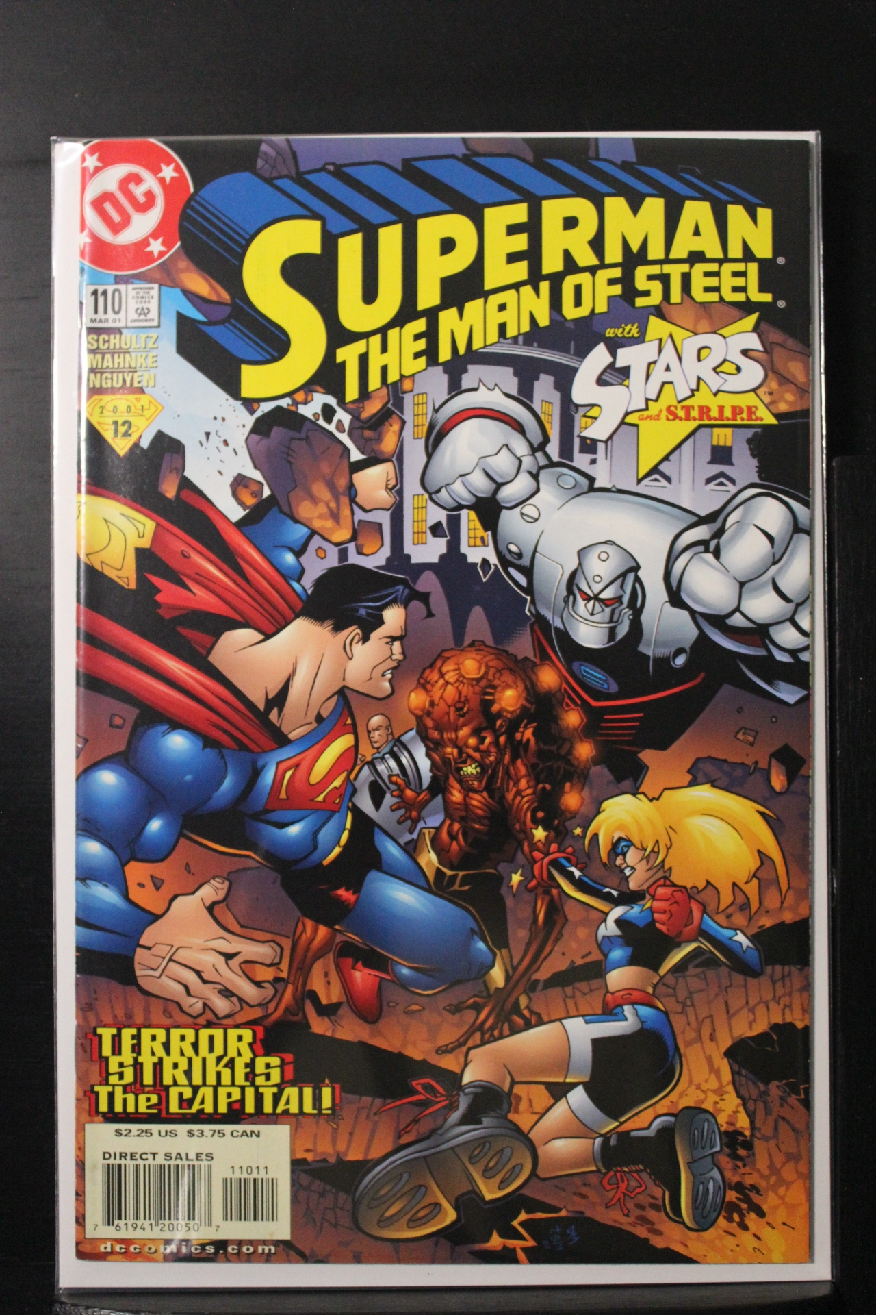 Superman: The Man of Steel #110 Newsstand Edition (2001) | Comic Books ...