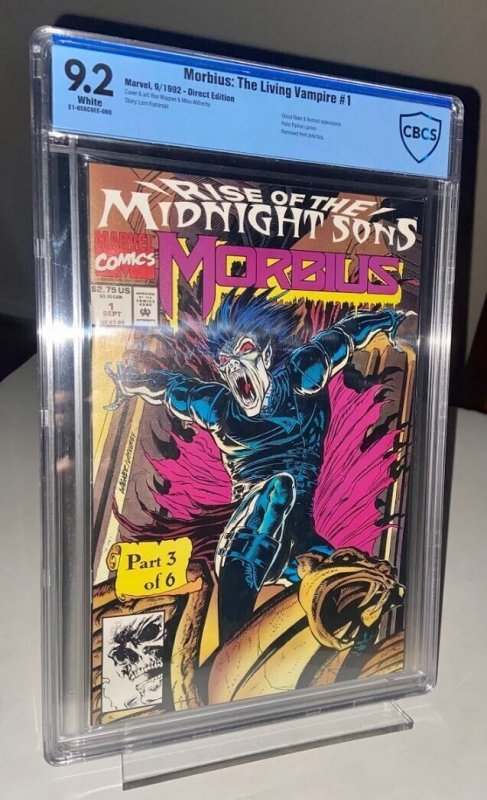 Morbius #1 - Key Comic & 1st solo title featuring Morbius! CBCS 9.2 ...