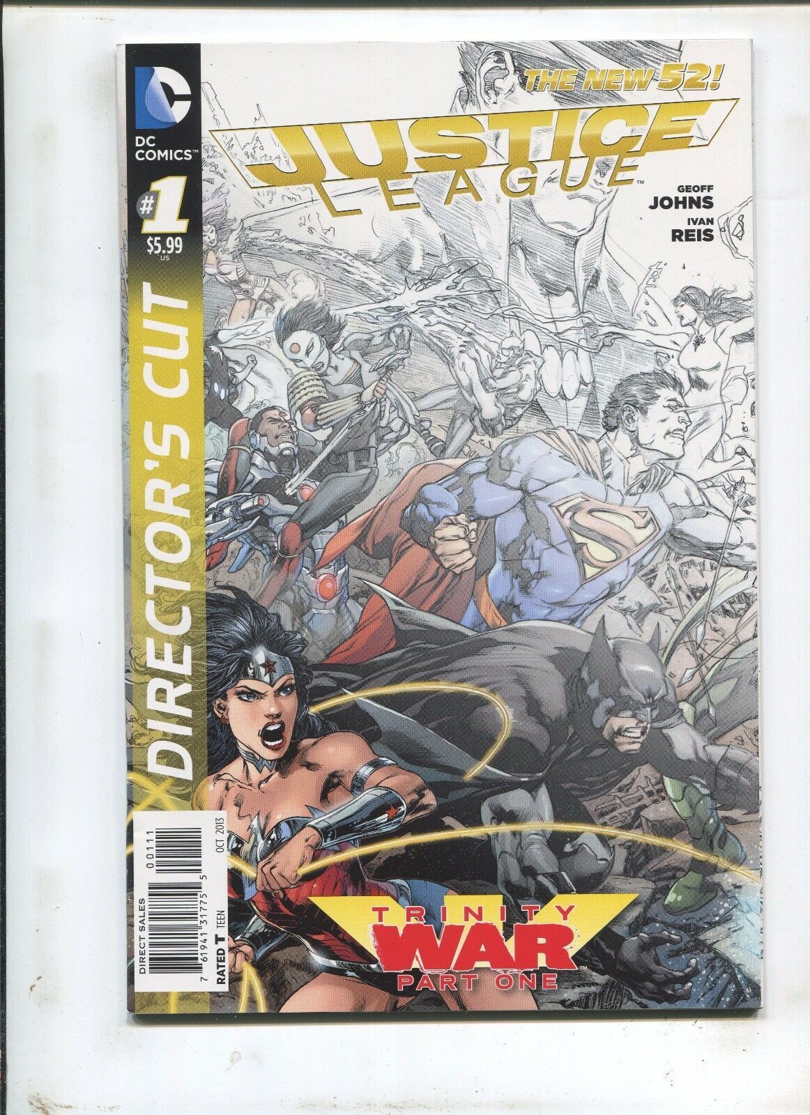 New 52: Justice League Trinity WAR Director's CUT #1 (9.2)! | Comic ...