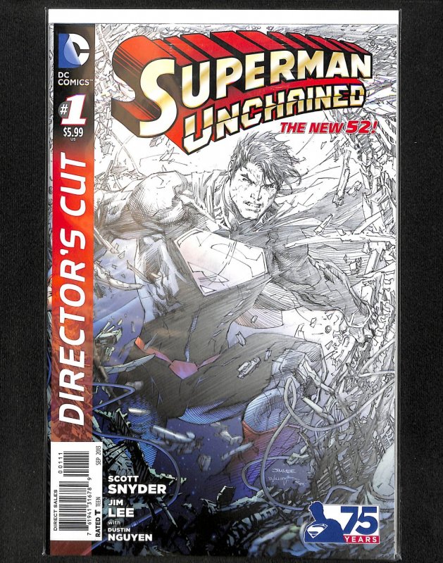 Superman Unchained #1 Director's cut Variant Jim Lee | Comic Books ...