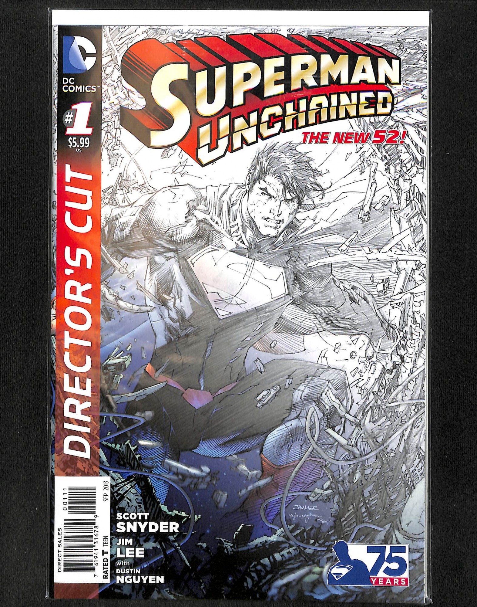 Superman Unchained #1 Director's cut Variant Jim Lee | Comic Books ...